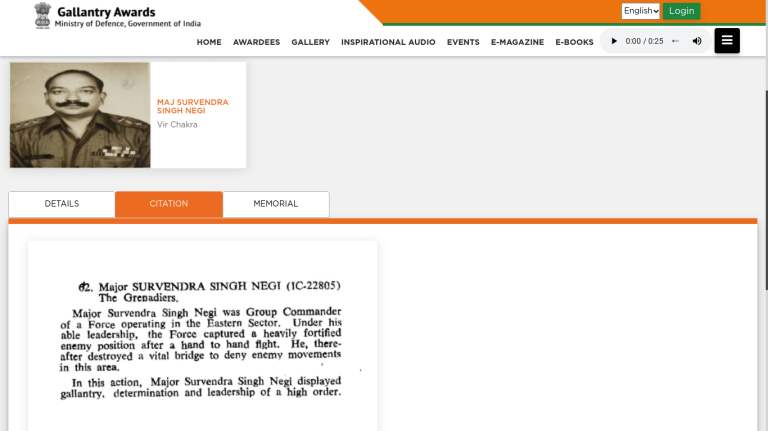 Special Frontier Force – Operation Eagle – Petition to Government of ...